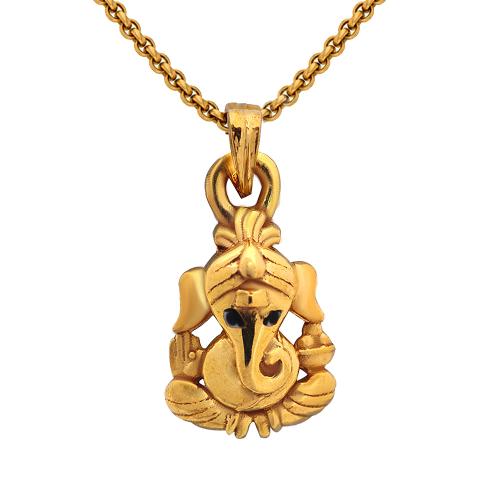 Beautiful Ganesha 22K Gold Pendant